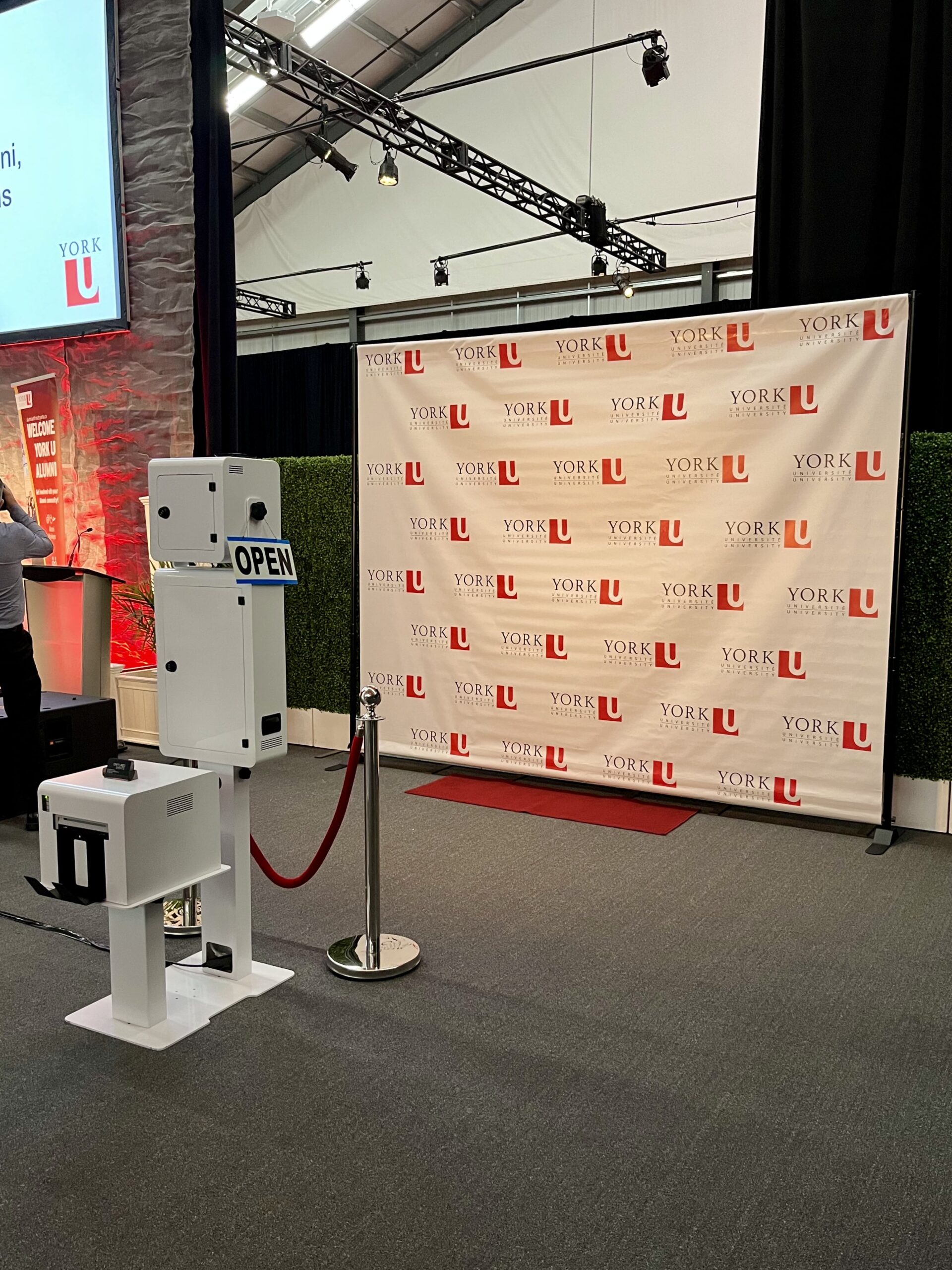 Open Concept Photo Booth Pod - Captured Events